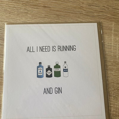 Runner Definition Running Card, Runner Card, Card for a Runner ...