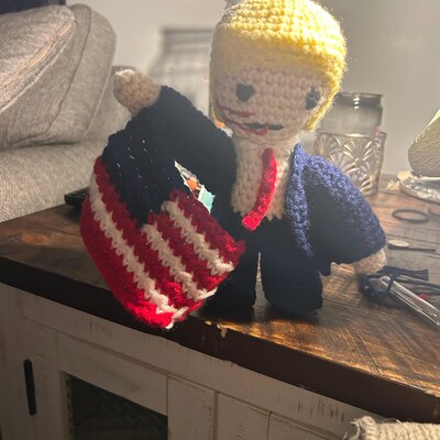 Donald Trump Doll Crochet Pattern POTUS 45 Instant PDF Download Crochet ...