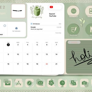 IPhone & iPad Wallpaper Icons Theme Pack iPhone Icons iPad Planner ...
