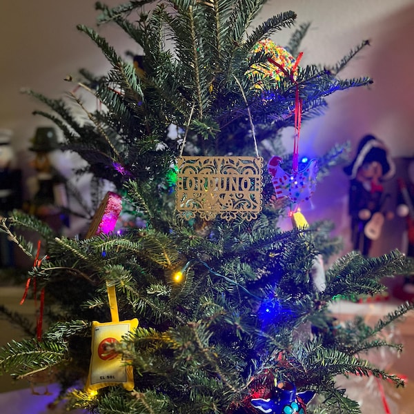 Vintage Mexican Loteria Christmas Ornaments Mexican Christmas, Xmas ...