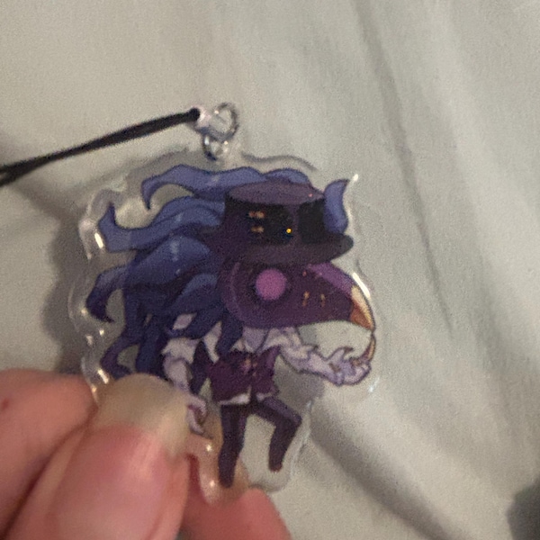 Identity V Hunter Phone Charms | Idv 2” Double-sided Glitter Epoxy Mini ...