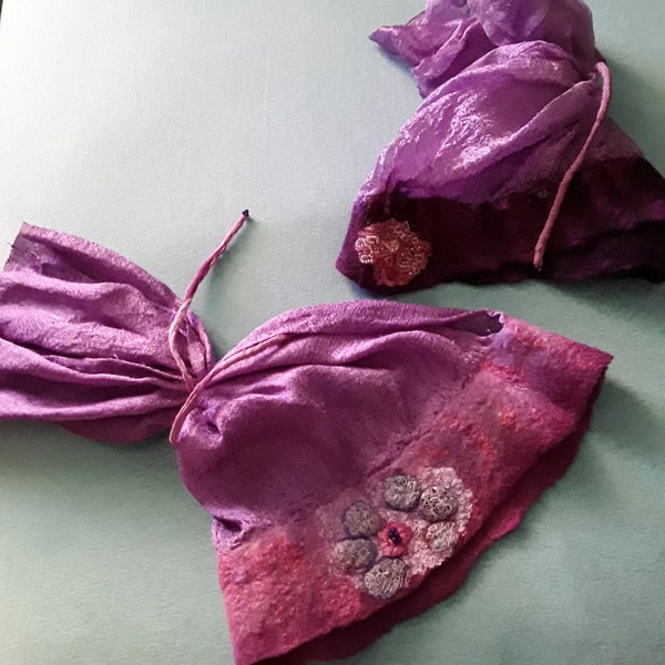 Felted Wool Bags Ecological Wool Bag Felted Bag With Too Poscets ...