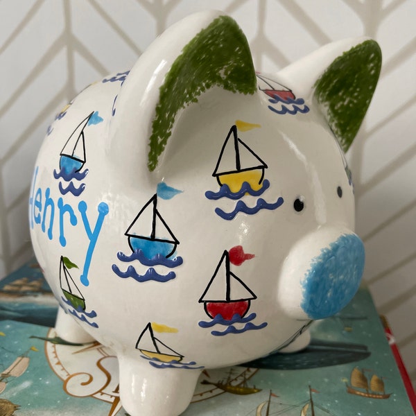 Puppy Dog Personalized Piggy Bank, Dog Bank, Beagle Bank, Cute Dog ...