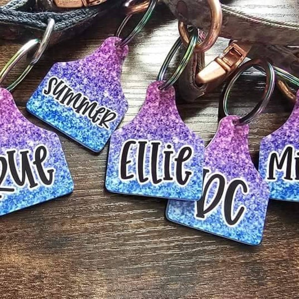 Customizable Show Goat 4H Glitter Keychain, Personalized Goat Keychain ...