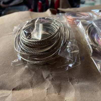 Raw Brass Patterned Wire for Making Rings and Bangle Bracelets, Gallery ...