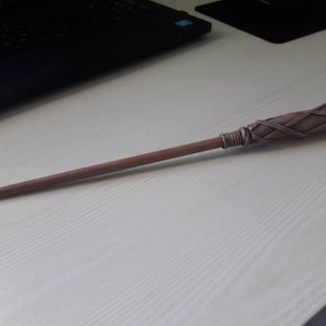 White Crystal Wizard Wand / Wood Magic Wand / Fantasy Wand ...