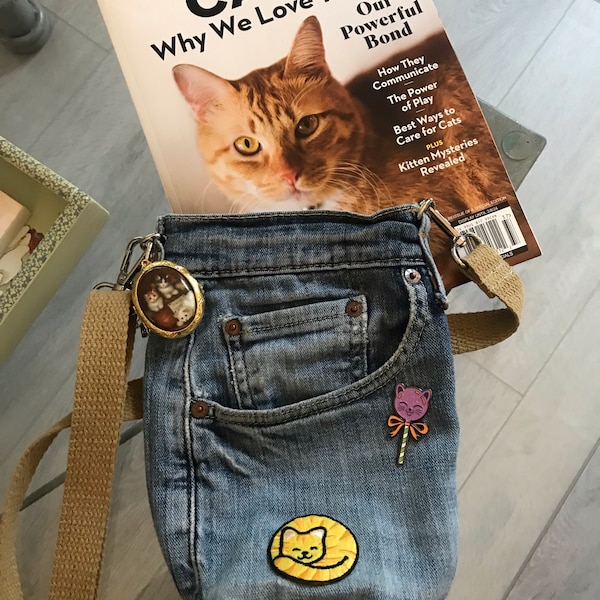 Small Tabby Cat Patch, Embroidered Iron on Cat Patch - Etsy