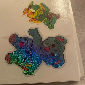 Vintage 90s Vending Machine Holographic Personality Stickers - Etsy