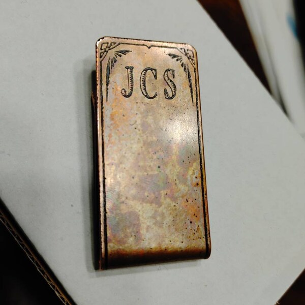 Copper Wallet Card, Front & Back Option, Your Own Handwriting, 7 Year ...