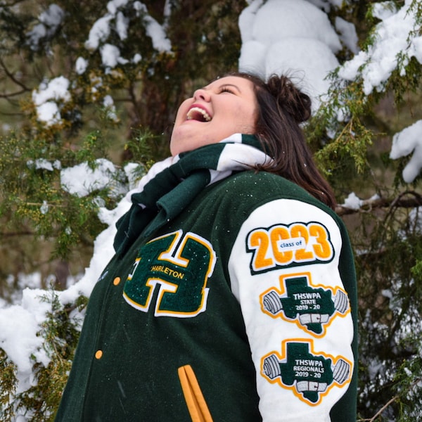 Custom Chenille Letter / Varsity Letter Keychain. (handcrafted) - Etsy