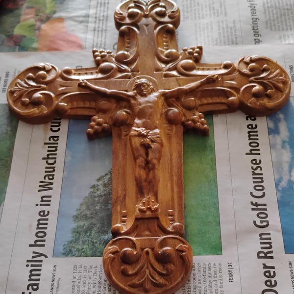 Jesus Christian Cross - STL File for CNC Wood Carving, Cnc Router Files ...
