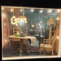 Lighted Open Sign / Open Sign Marquee / Wood Lighted Open Sign / Custom ...