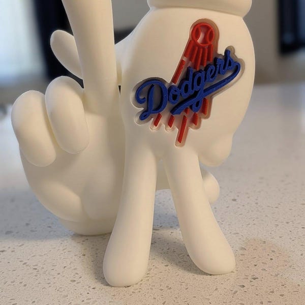 LA Dodgers Character Hands - Etsy