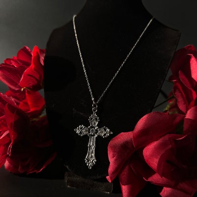 6 Pcs per Pack 30x14mm Cross Cut Out Pendant Gold Bronze or - Etsy