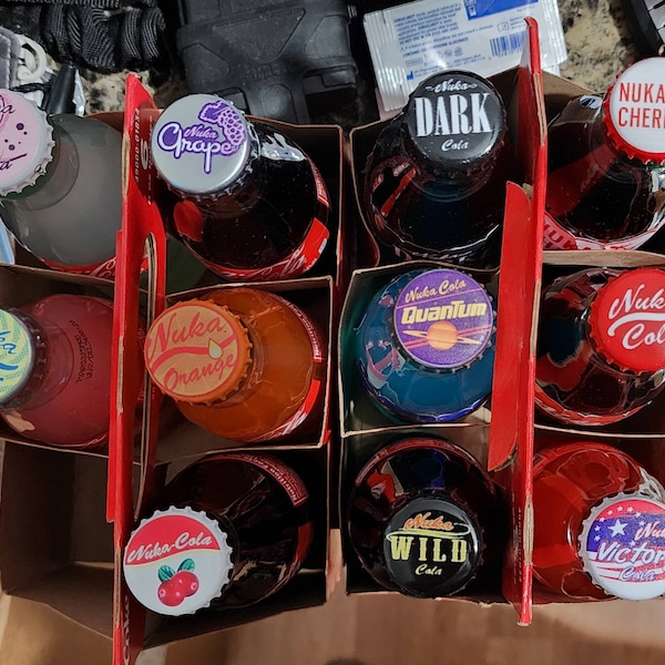 Nuka-cola - Vim - Sunset Sarsaparilla Bottle Caps - Quantum Victory ...