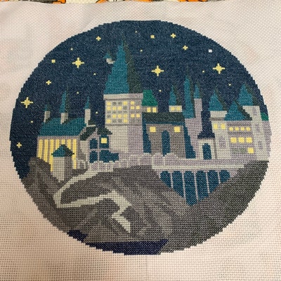 Magic Cross Stitch Pattern, Magical and Wizard Theme, Starry Night ...