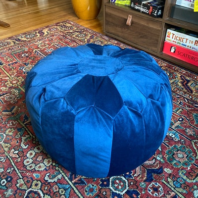 Patchwork Pouf PDF Sewing Pattern Moroccan Ottoman Pattern - Etsy