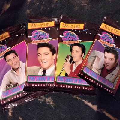 4 Packs of Elvis the Cards of His Life Series 2 Vintage Trading Cards ...