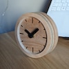 Handmade Birch Plywood Round Table Clock 4.33 Inch Diameter - Etsy