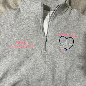 Nephrology Nurse Jacket Dialysis Nurse Jacket Hemodialysis RN Zip ...