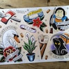 Cartoon Network Traditional Tattoo Flash Sheet Tattoo Print Gift Tattoo ...