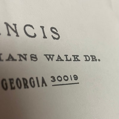 Self Inking Vintage French Address Stamp Custom Stamp for Wedding ...