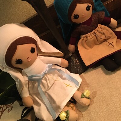 Mary Finger Puppet Doll Ornament PDF Pattern Catholic Toy DIY - Etsy