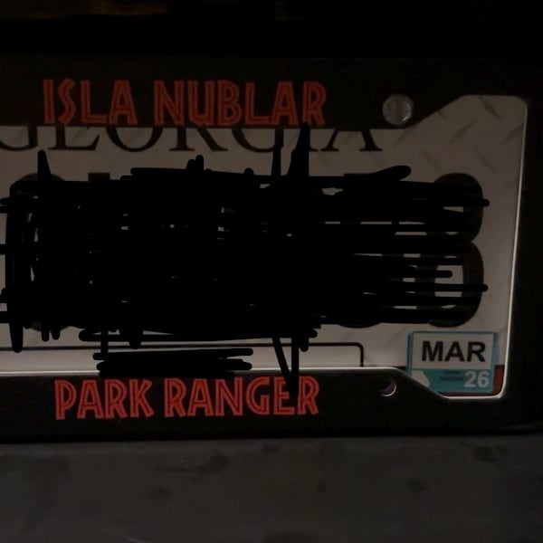 SCP License Plate Frame, Secure Contain Protect, SCP Number Plate Frame ...