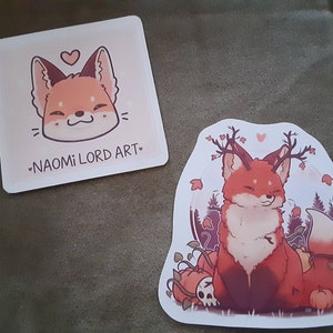 Cute RPG Class Animals Stickers And/ or Prints 6x6 or | Etsy UK