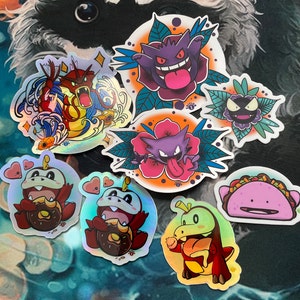 Halloween Ditto Ghost Die Cut Vinyl Sticker Set3 I Normal Type I Laptop ...