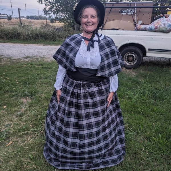 Civil War Reticule for Reenactors Victorian Ladies Draw String Purse ...