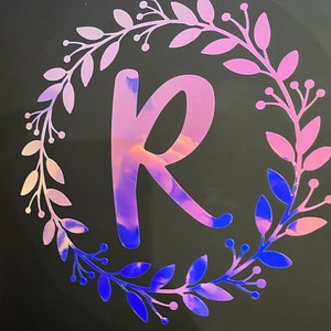 Kate Font Vinyl Name Decal Holographic Decal Name Decal | Etsy