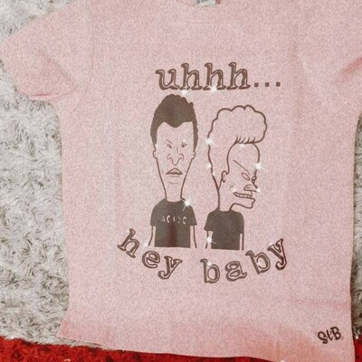 Hey Baby, Beavis, Butthead, Funny 90s Shirt, 90s Kid, Graphic Tee ...