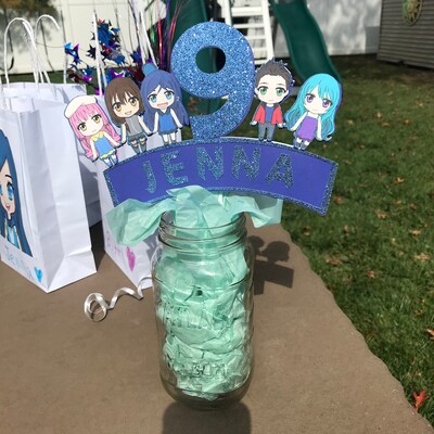 Itsfunneh and Krew Theme, Funneh and Krew Cake Topper Personalized - Etsy