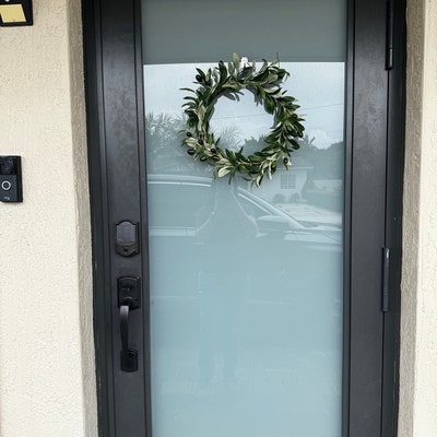 Minimalist Front Door Wreath, Olive Branch Wreath, Farmhouse Wreath ...