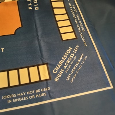 Mahjong Mat, Mahjong Rules and Instruction Tablecloth Mahjong Board 55. ...