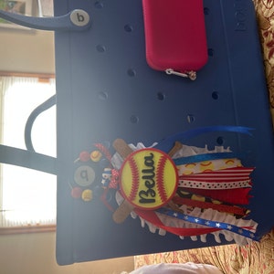 Bogg Bag Tassel and Charm, Bookbag Tag, Diaper Bag Tag, Custom Colors ...