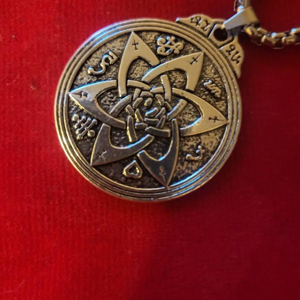 Talisman//1st Pentacle of the Sun//pentacle of Solomon//seal of Solomon ...