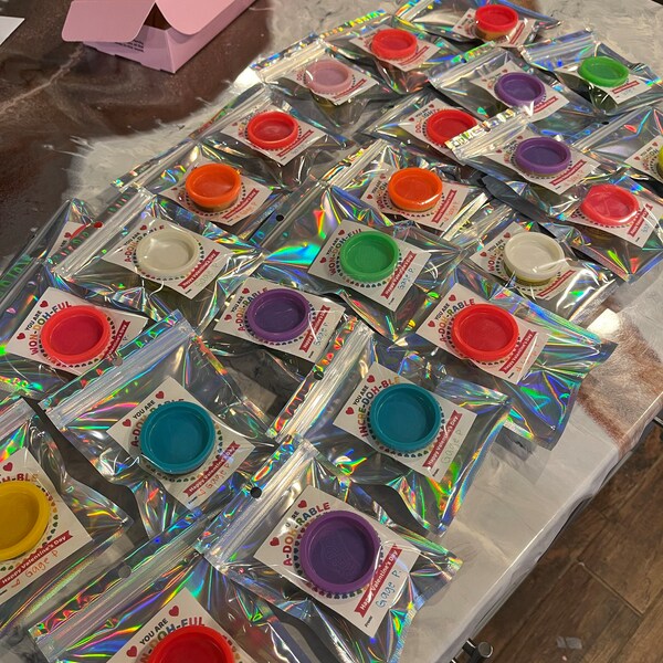 Play Doh Party Favors Printable / Play Dough Birthday Favors / 2.5" X 3 ...