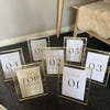 Personalised Classic Modern Table Numbers / Wedding Table Numbers ...