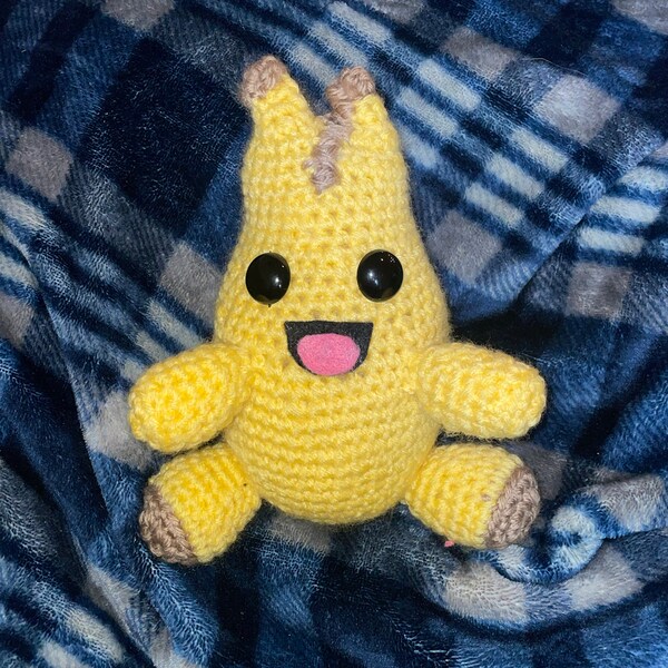 Cute Banana Peely Plush Crochet Pattern PDF - Etsy