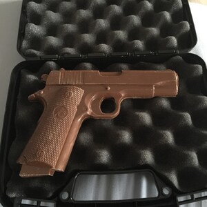 CHOCOLATE GUN Full Size Hand-crafted Solid Milk Chocolate | Etsy