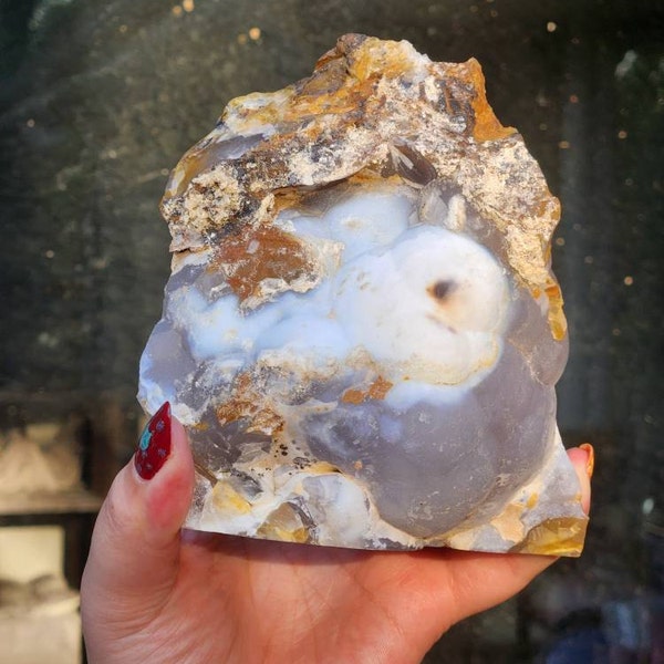 Golden Sard Agate Nodule, Fully Polished, Oregon - Etsy