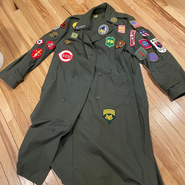 The Goonies Data Trench Coat Costume Complete Set Embroidered Sew on ...