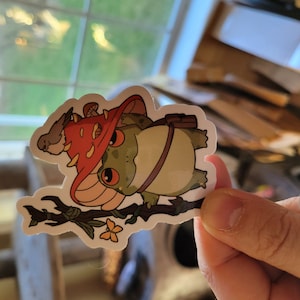 Druid Frog Sticker Druid Class Sticker Dice Sticker Rpg Sticker ...