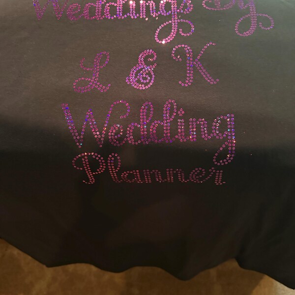 50 (custom Age) Favored and Fabulous Birthday RHINESTONE Mega Bling ...