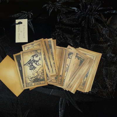 Mystic Mermaid Fortune Teller Cards Party Favor Beach - Etsy