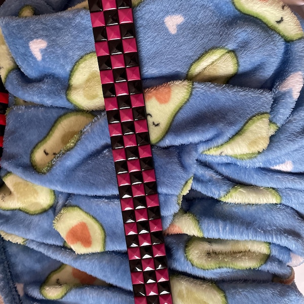 Rainbow Colors Checkered 3-rows Pyramid Studded Belt Punk - Etsy