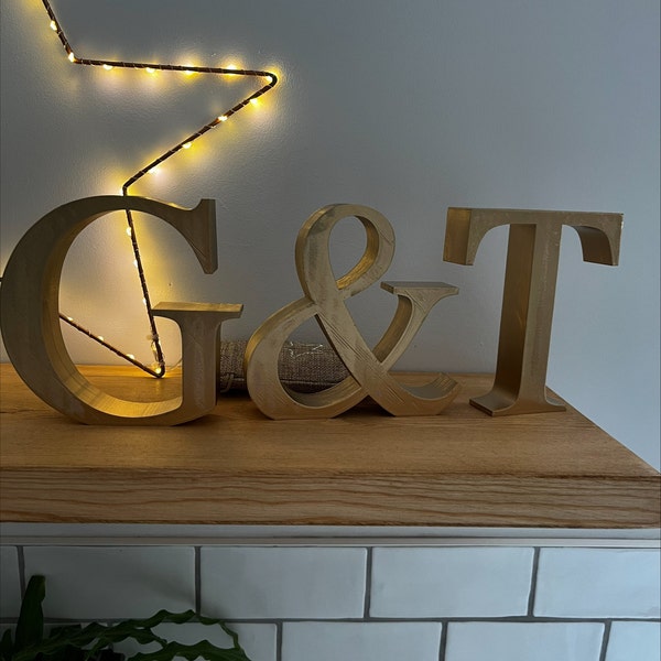 Personalised Free Standing Letters, Free Standing Letters, 3D Printed ...
