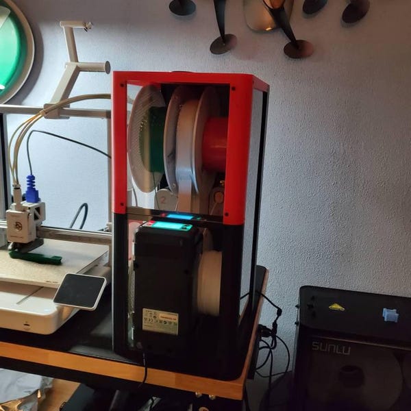 Bambu Lab 3D Printing Filament Spool Switcher / Winder / Respooler ...